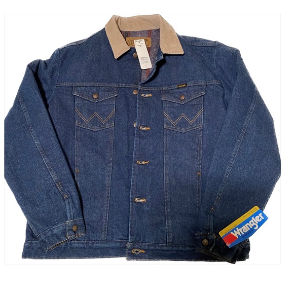 Wrangler | Jackets & Coats | Wrangler Denim Jean Jacket Mens Sz 44l ...